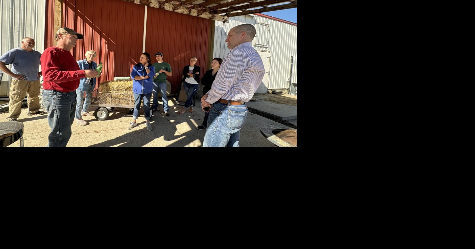 Iowa Secretary of Agriculture visits Danker Farms near Avoca