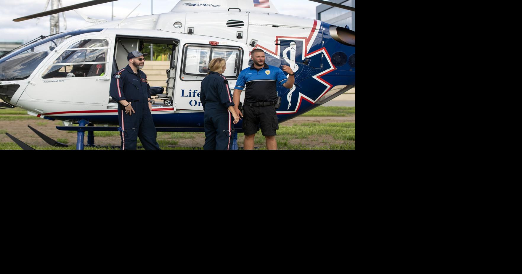 3 transported by helicopter from Harrison County crash