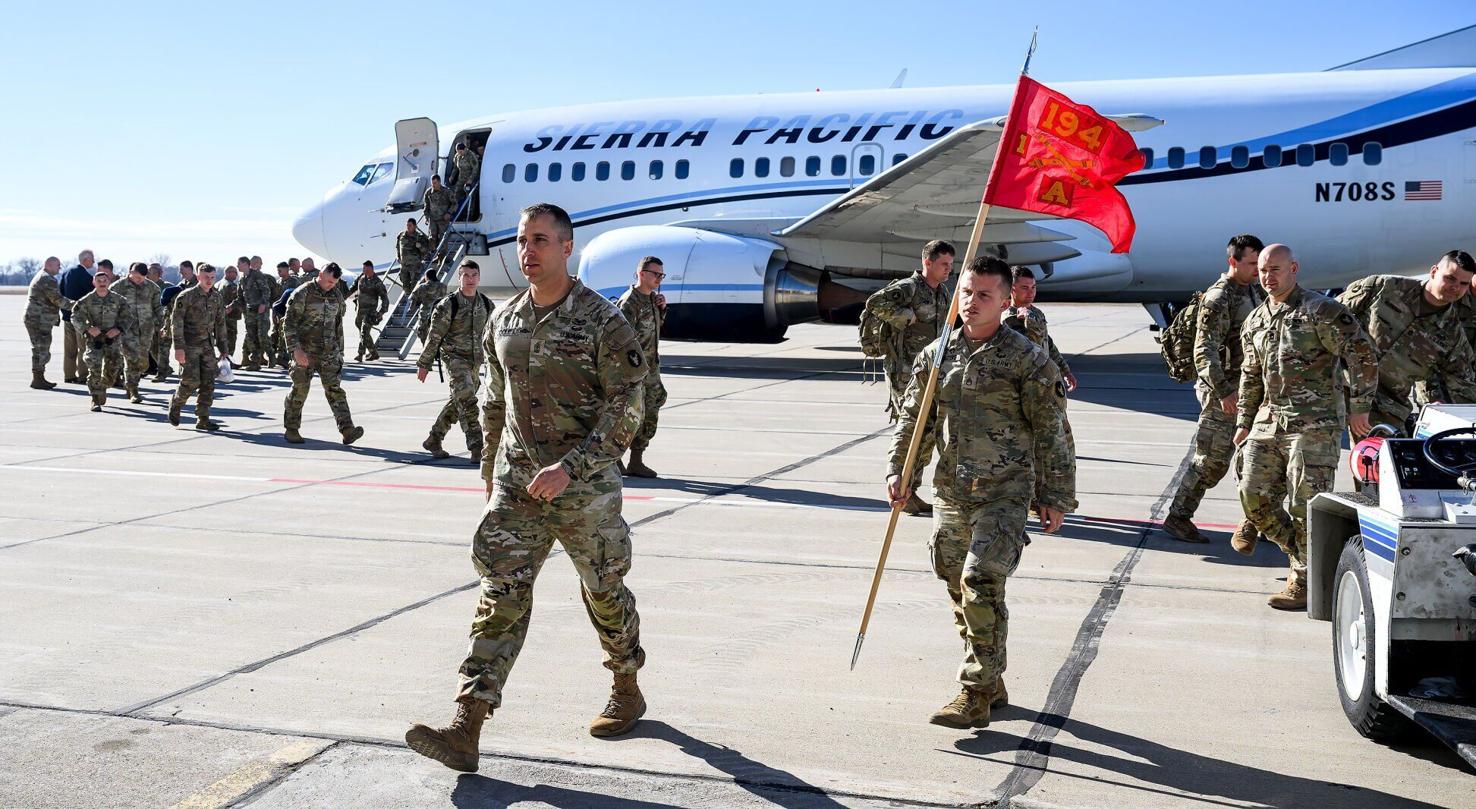 Iowa National Guard soldiers welcomed home in Sioux City