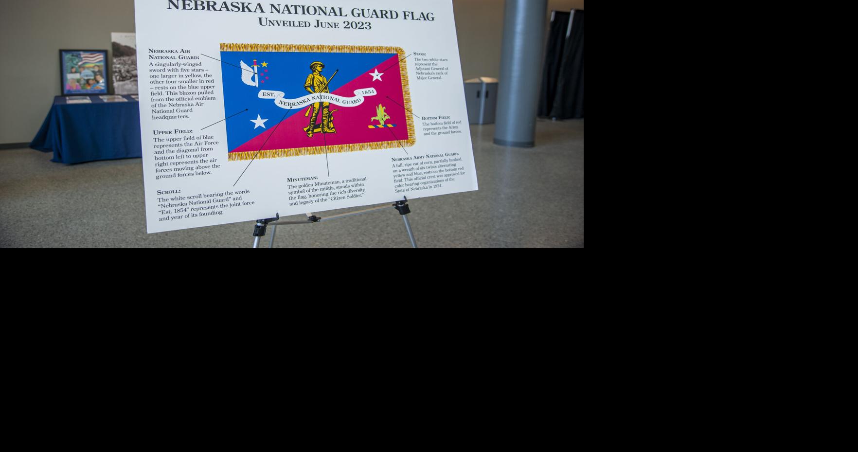 Nebraska National Guard unveils new flag