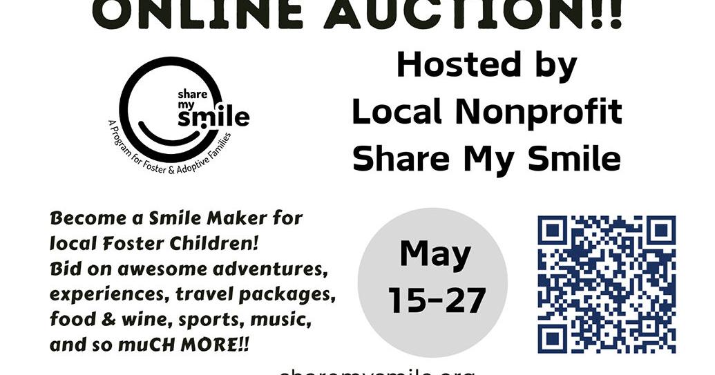 Share My Smile plans auction to benefit foster children