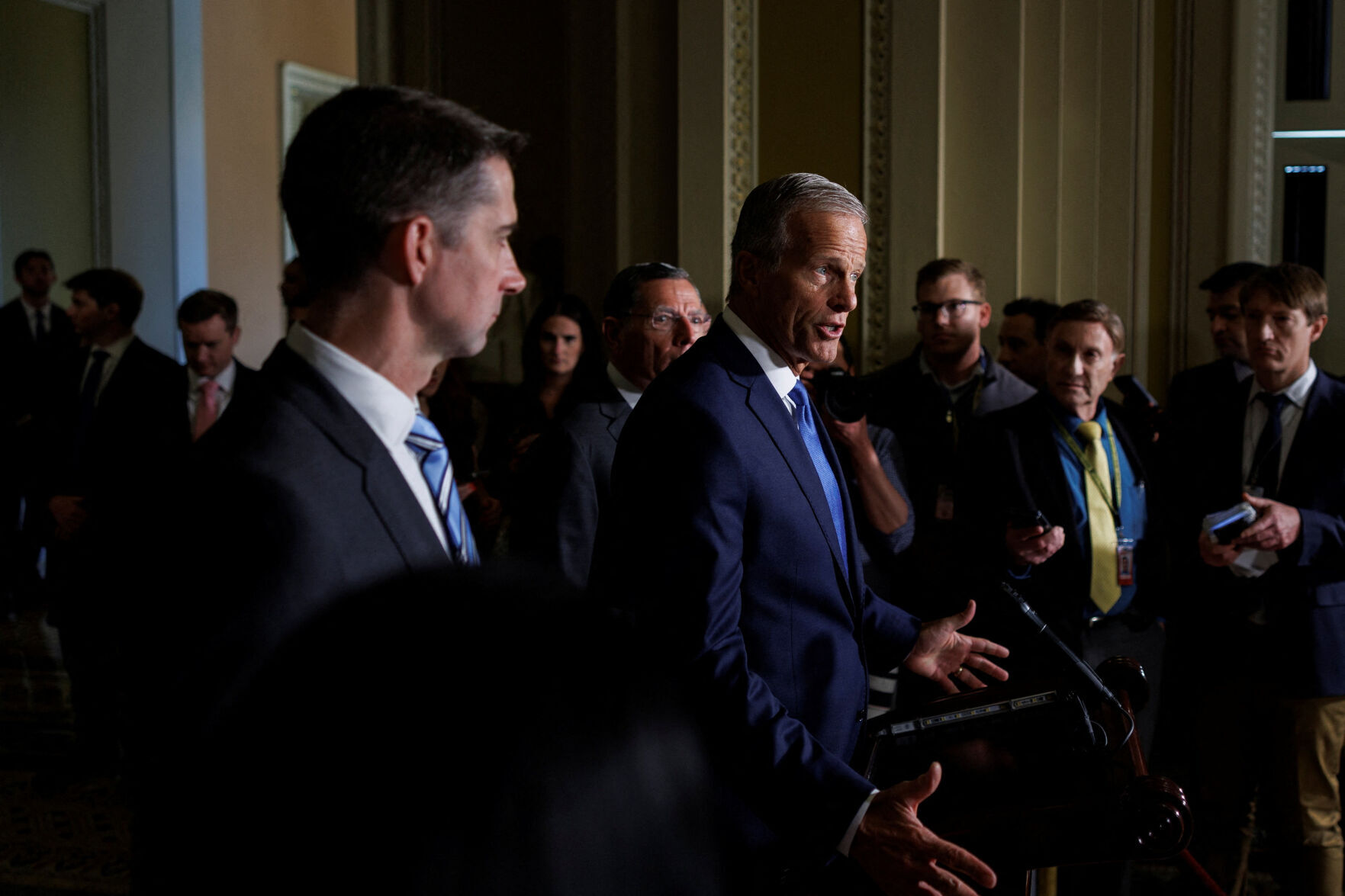 Republican revolt over Trump fund stalls ICE vote