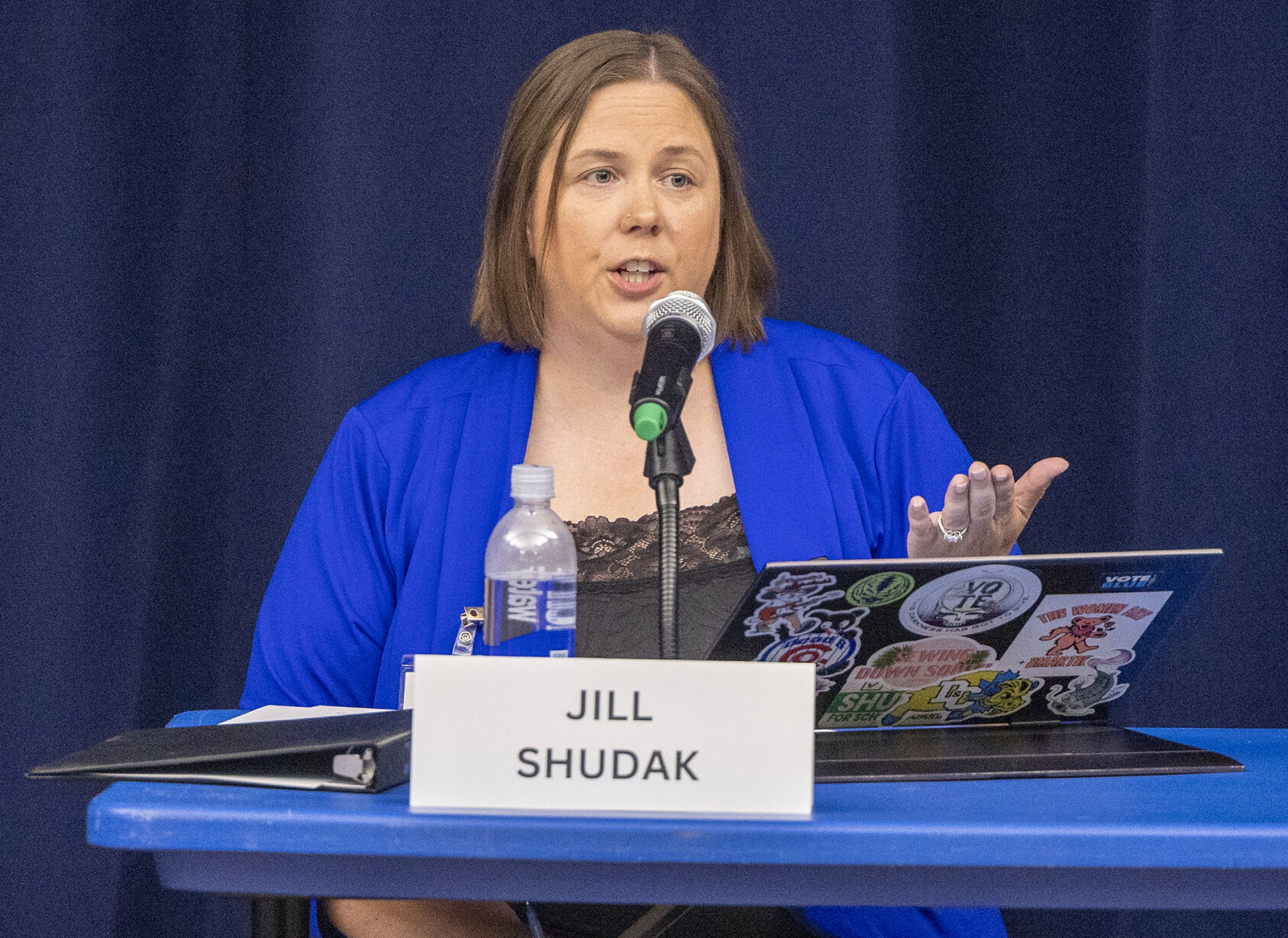 Jill Shudak gives statement after write-in campaign launched