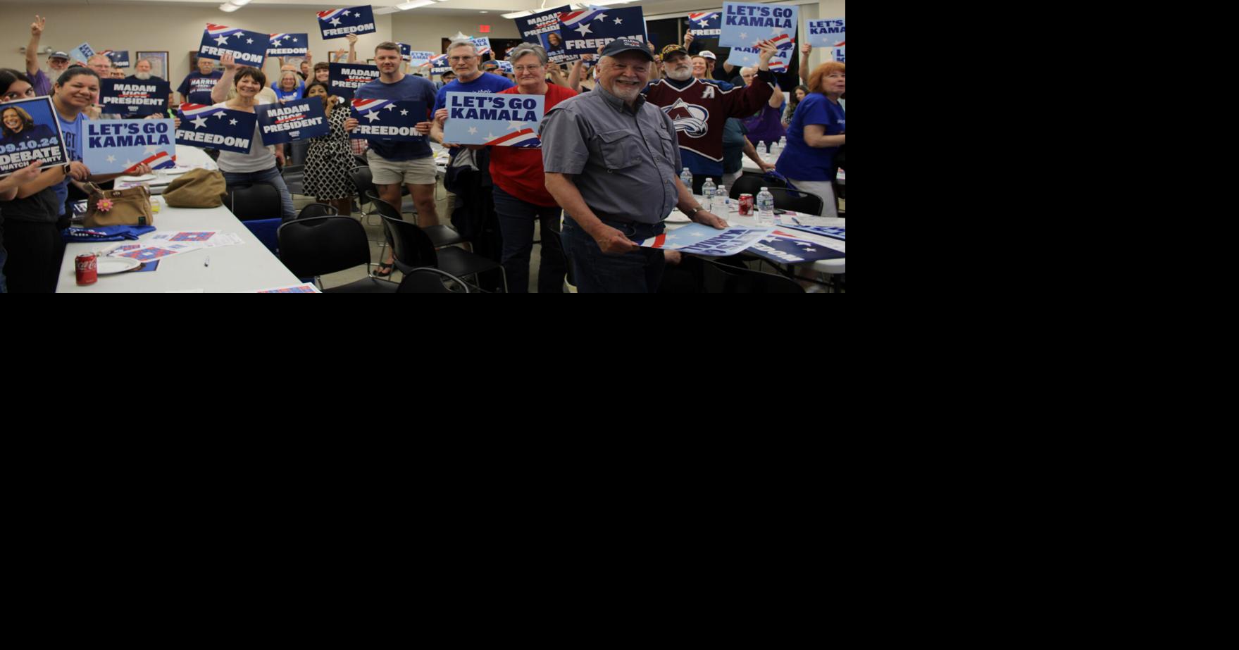 PHOTOS: Sarpy County Democrats host debate watch party