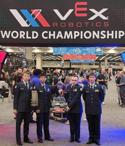 Air Force JROTC robotics team reaches quarterfinals in world contest