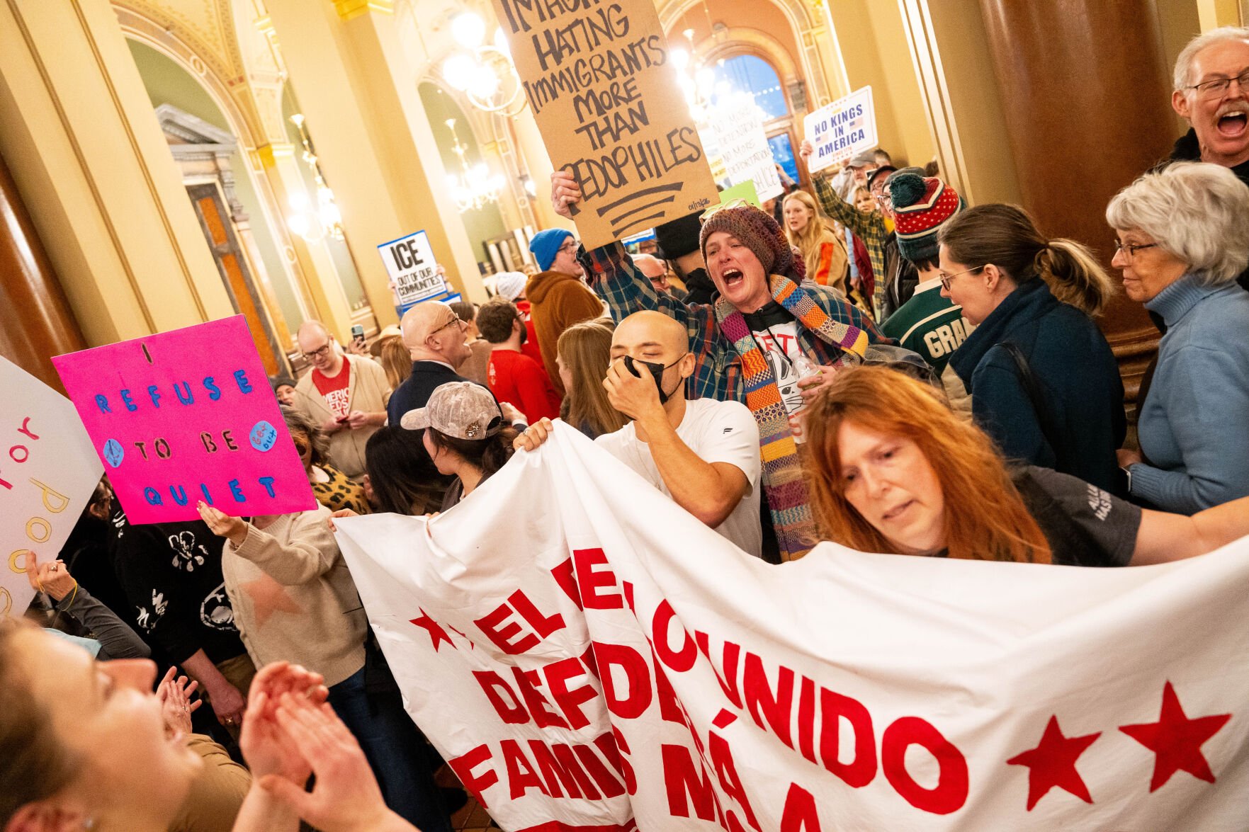 Look through the lens as Iowa Gov. Kim Reynolds delivers Condition of ...