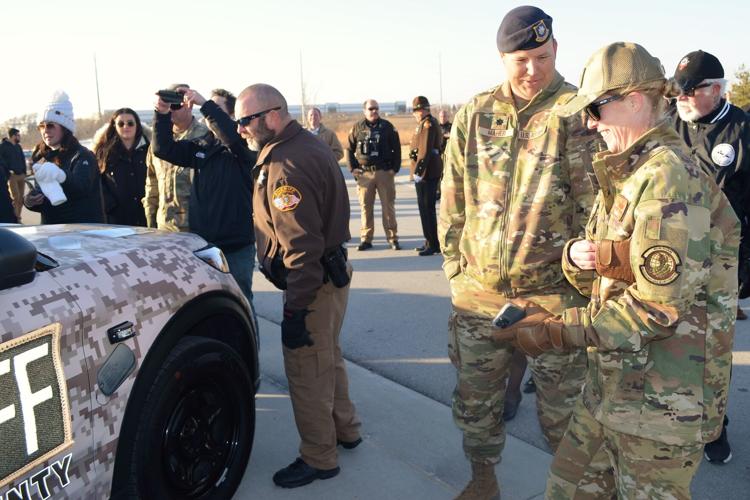 New sheriff’s cruiser honors Sarpy County military service members