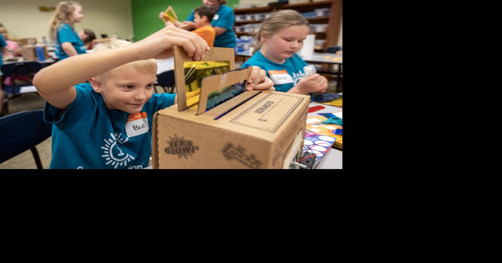 Children learn the invention process at Camp Invention