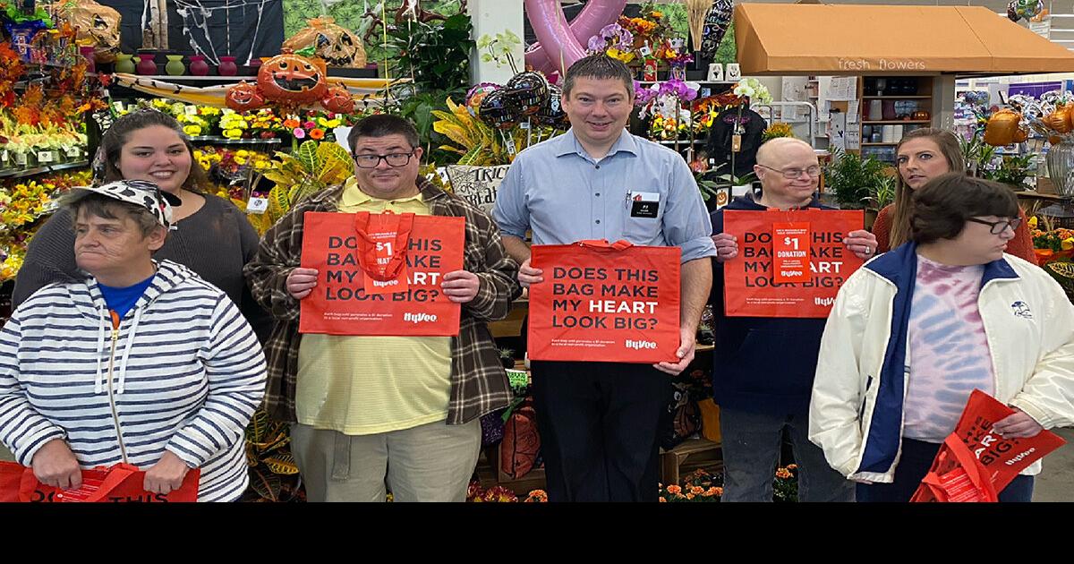 Purchase of Hy-Vee reusable bags will benefit VODEC thru November