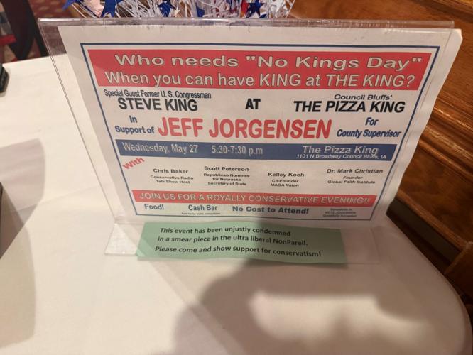 Jorgensen's campaign event touts Iowa conservative politics