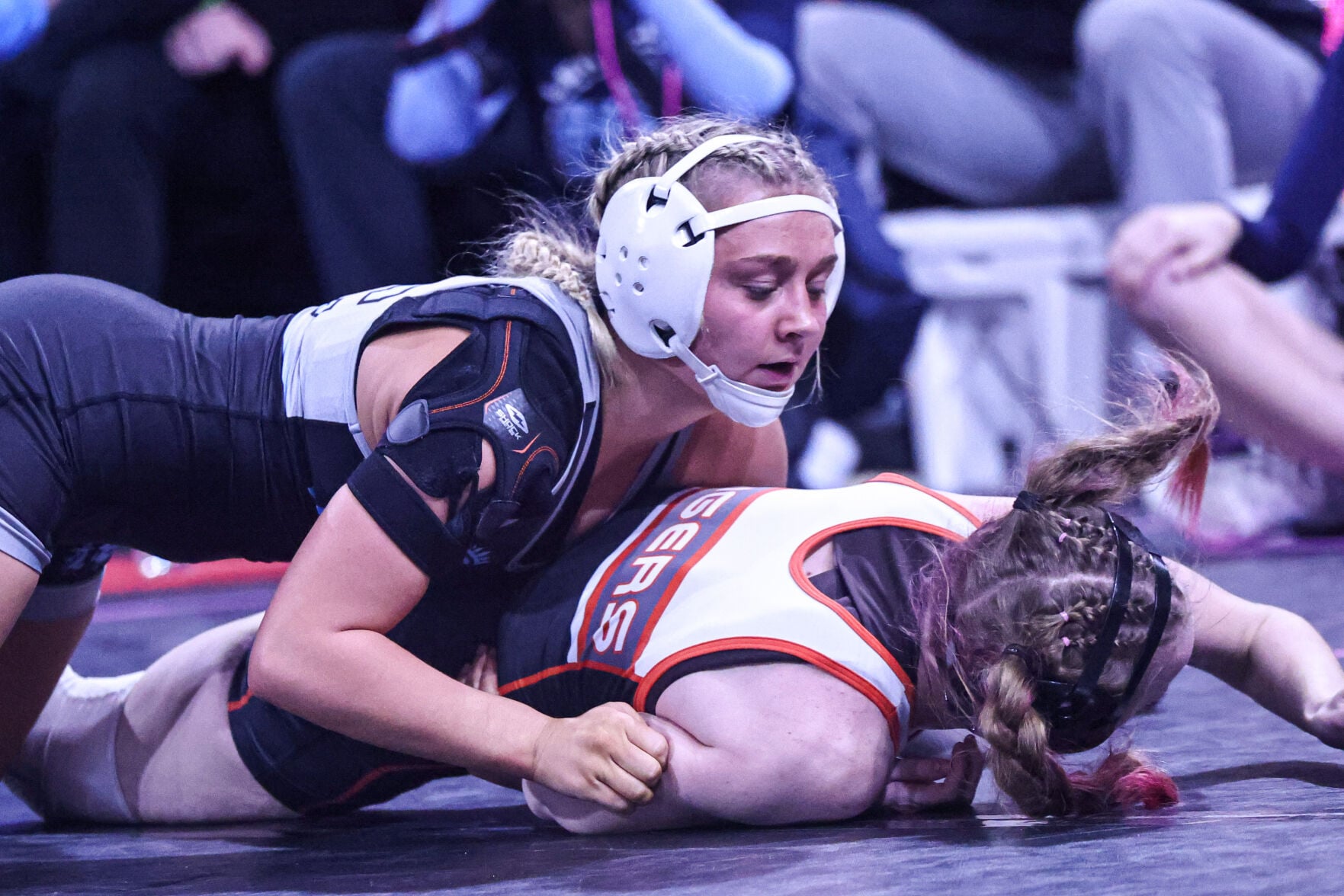 Through the lens of Thursday's 2A session at IGHSAU girls state wrestling