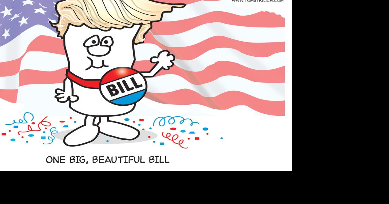 21 big, beautiful cartoons about Trump's bill