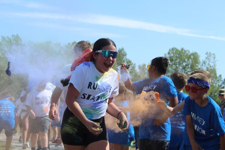 Students have fun at Color Run