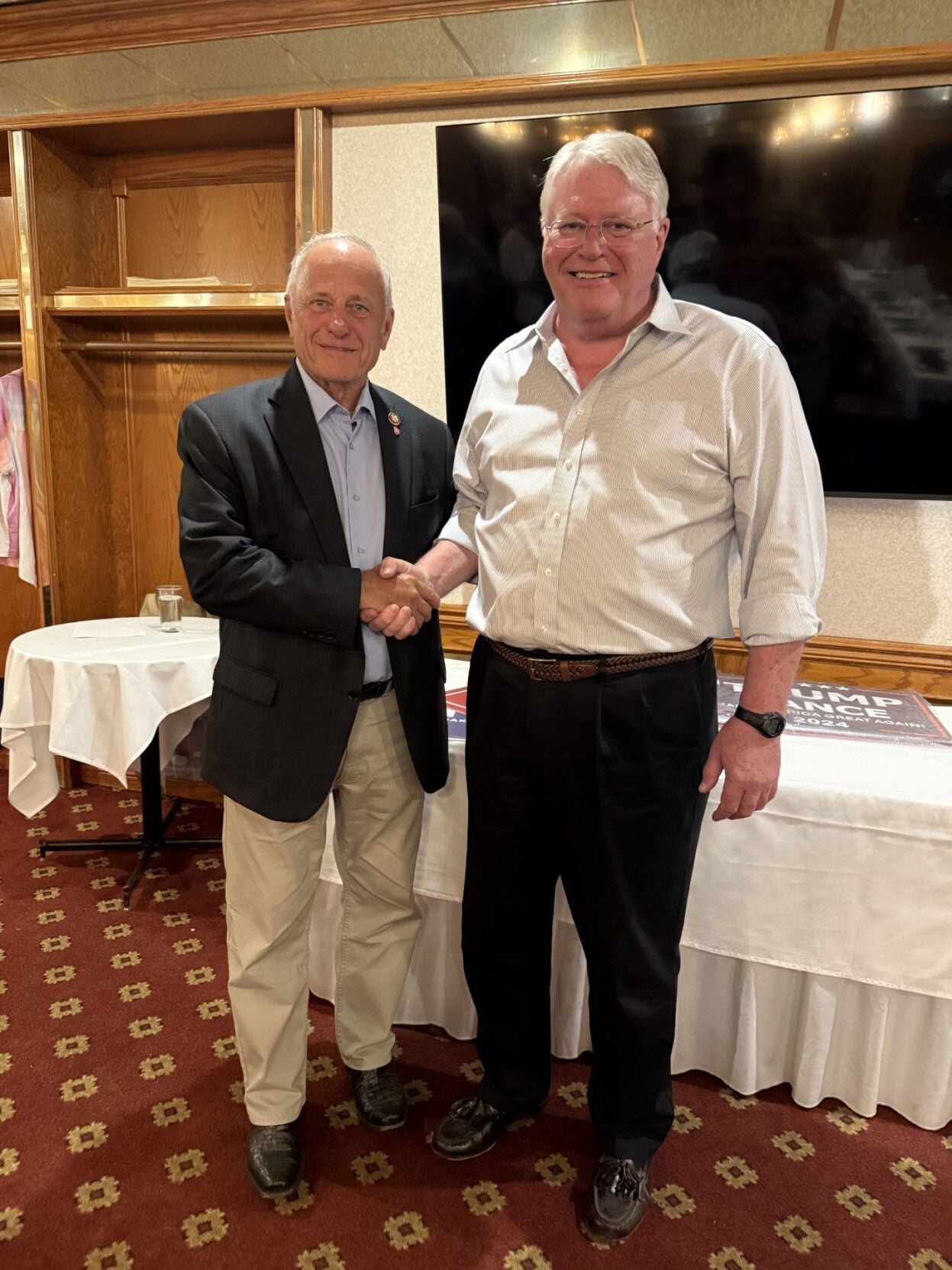 Jorgensen's campaign event touts Iowa conservative politics