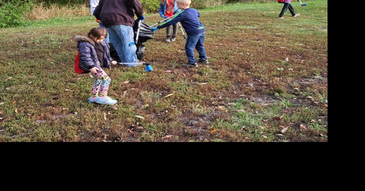 Cub Scout Pack 15 members clean up Valley View Park