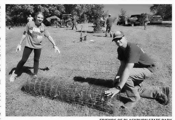 32 volunteers help out at Blackburn State Park