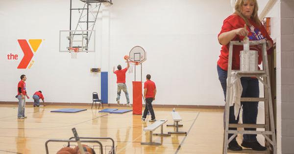 YMCA saves thousands as volunteers spruce up gyms