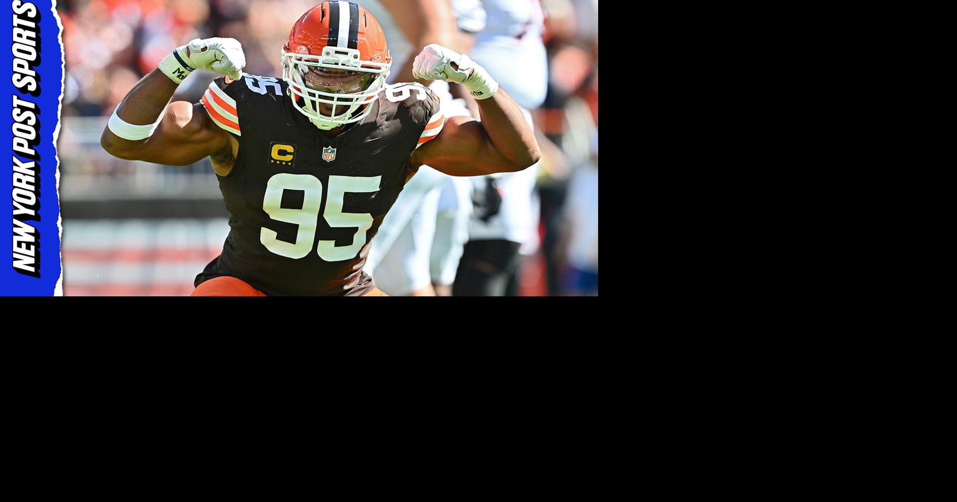 Rams finalizing trade for Browns' Myles Garrett in stunning NFL blockbuster