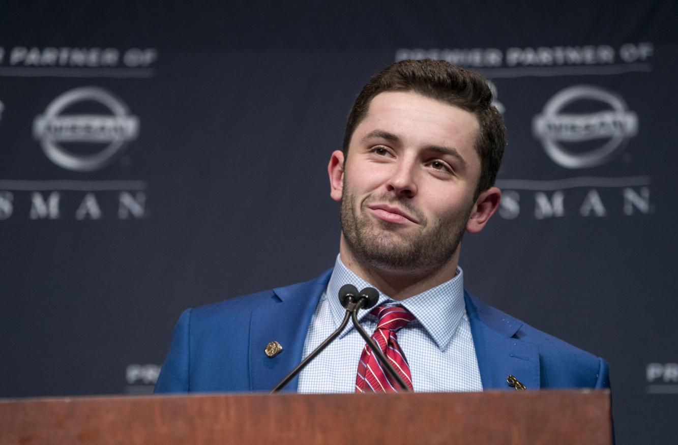 How Baker Mayfield celebrated winning the Heisman | Oklahoma | normantranscript.com