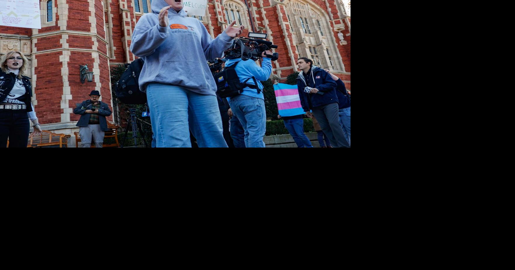 PHOTOS: Students, community protest for graduate instructor put on ...