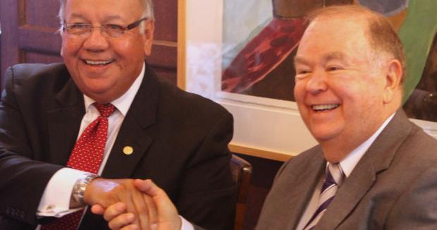 Boren signs over title of George Nigh Rehab Center to Chief George ...