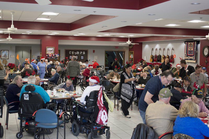 Vets celebrate Christmas with BBQ | Local News | normantranscript.com