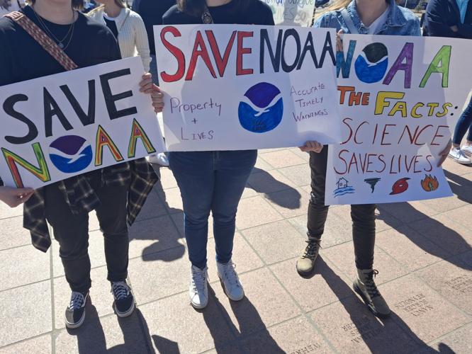 Oklahomans protest cuts to weather service ahead of severe storm season ...
