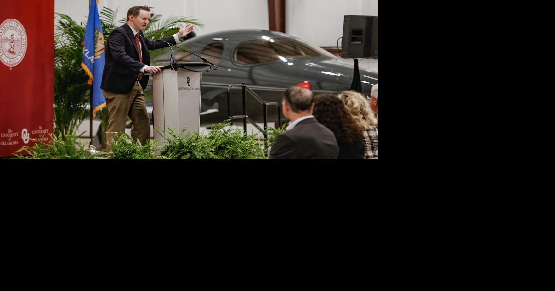 OU, ODAA celebrate new airport hangar, groundbreaking for air traffic tower | News ...
