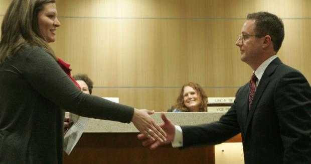 Chad Vice takes oath of office at NPS board meeting | Local News ...