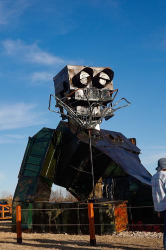 PHOTOS: Norman unveils new art sculpture at Household Hazardous Waste ...