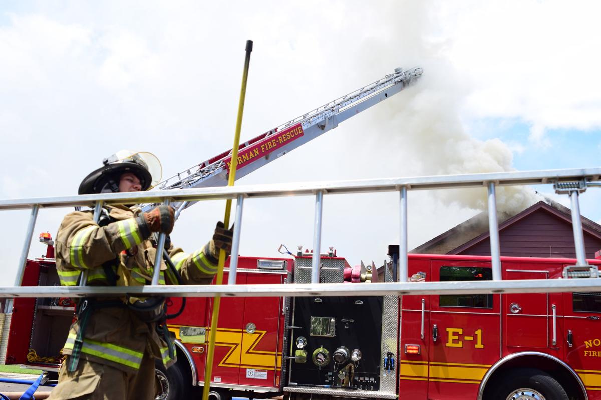UPDATE: No injuries reported in church fire | News | normantranscript.com