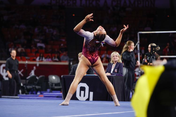 PHOTOS: Oklahoma Sooners women's gymnastics defeat Georgia Bulldogs in ...