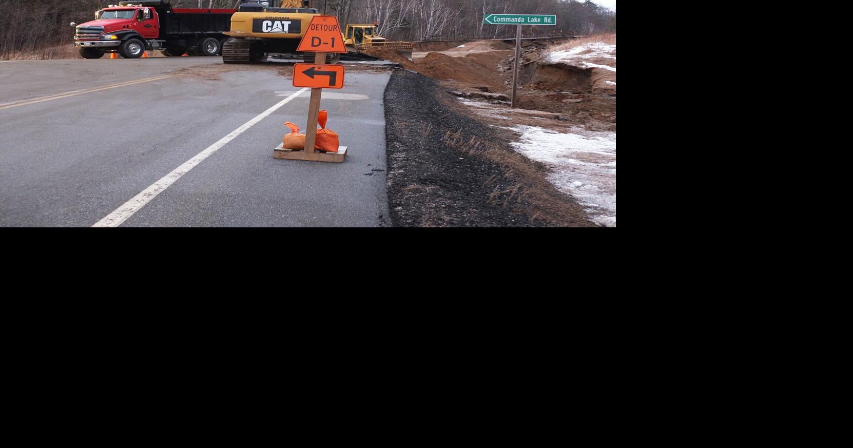 Detour opens around Highway 522 washout