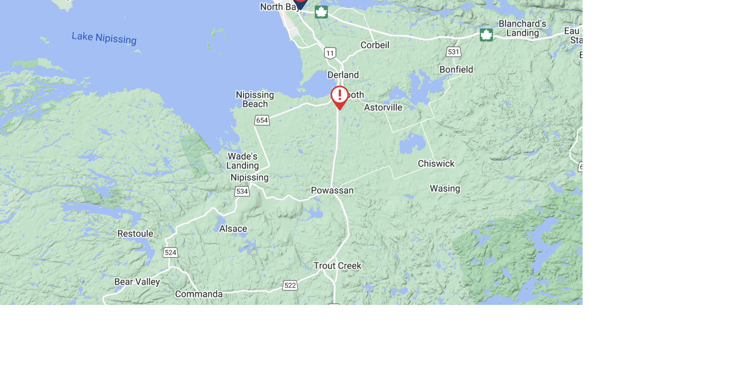 UPDATE: Hwy 11 south fully reopen between Callander and Powassan Sept. 21
