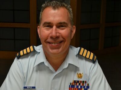 Col. Sean Boyle takes over the watch at 22 Wing