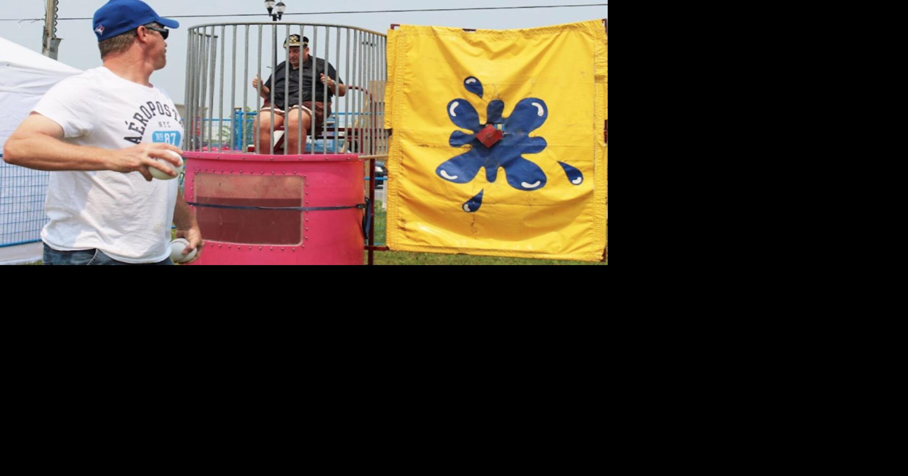 Dunk tank makes a splash at Almaguin Canada Day celebration