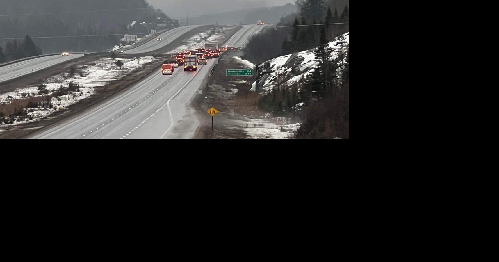 Vehicle fire on Hwy. 11 between Emsdale and Novar: Feb. 28