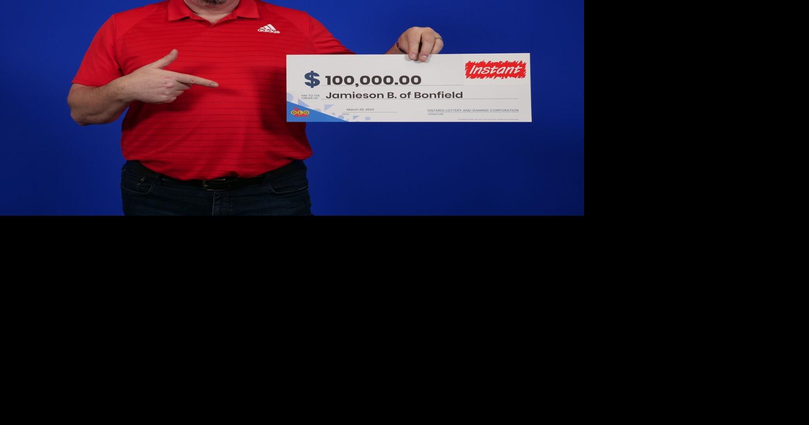 'Supper is on you!': Bonfield resident wins $100K with gifted lottery ...