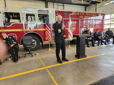 Mark Daugherty takes over as the new fire chief of North Metro Fire ...