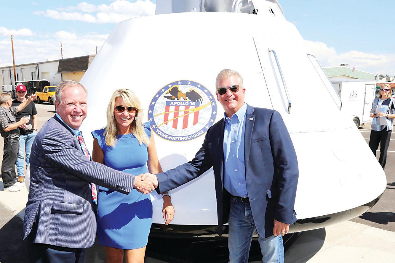 Restored Apollo test capsule unveiled | Archives | northglenn ...