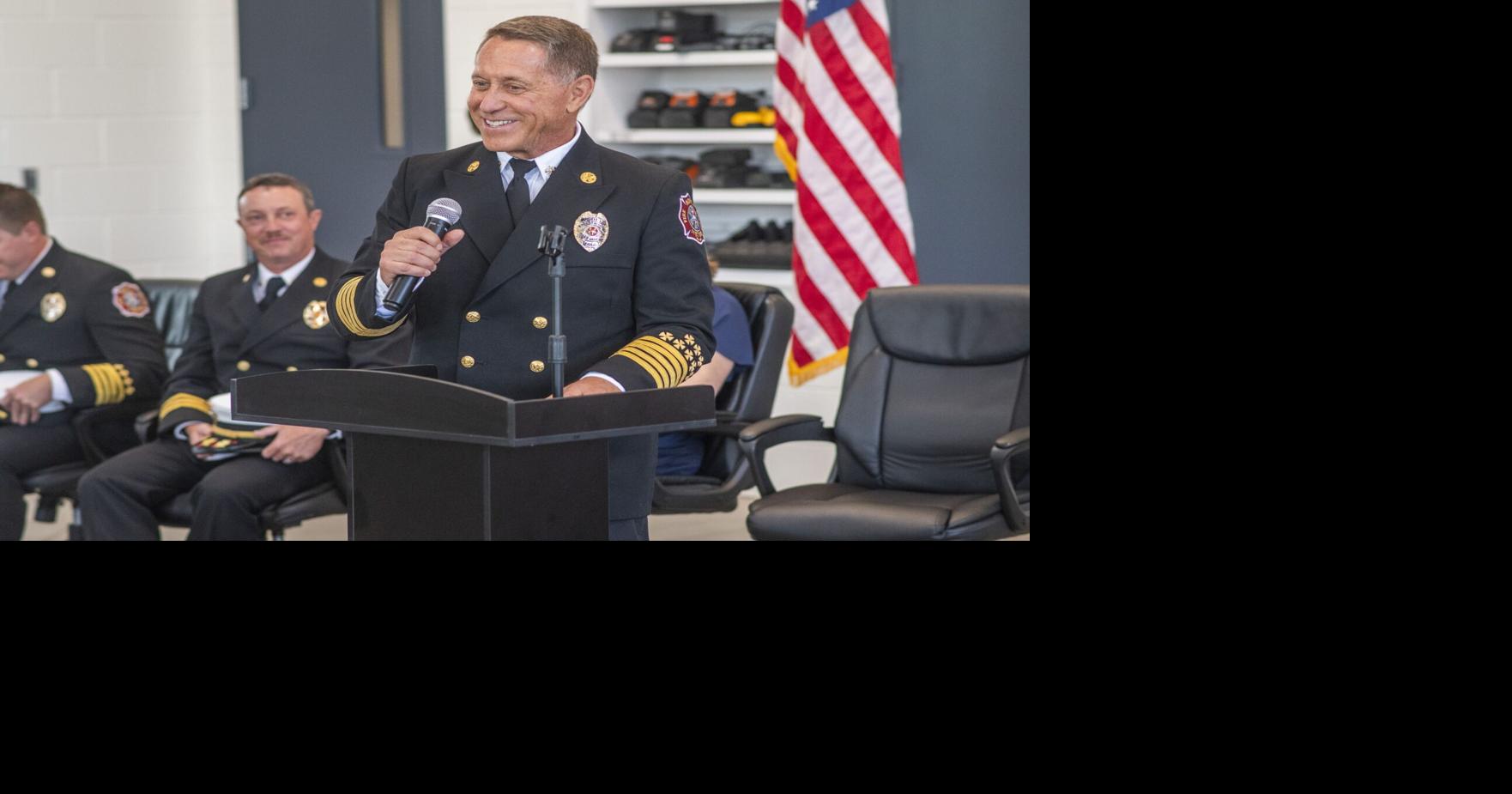North Metro Fire chief David Ramos honored at his retirement ceremony ...