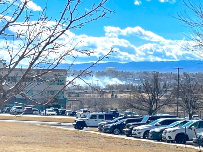Grass fire, heavy winds force evacuations in Thornton | News ...