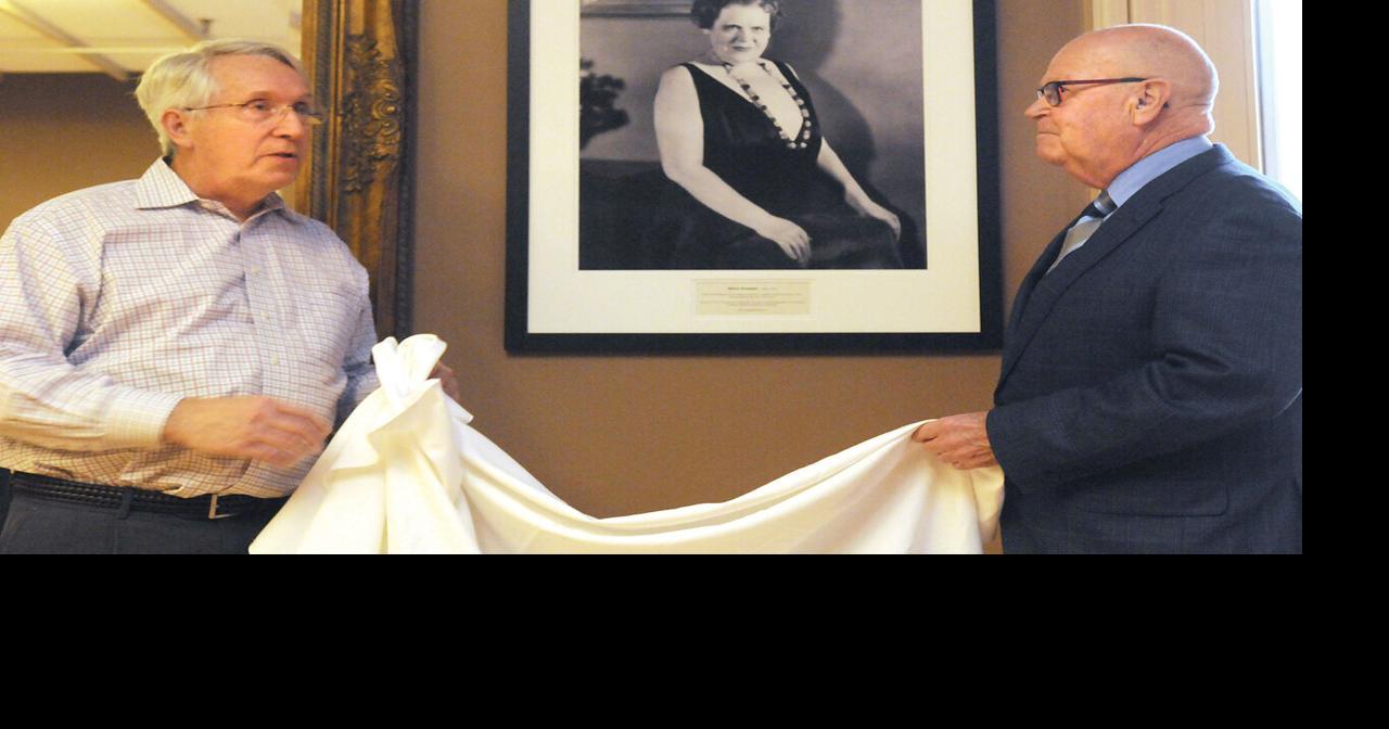 Photograph of Marie Dressler unveiled at Cobourg’s Victoria Hall