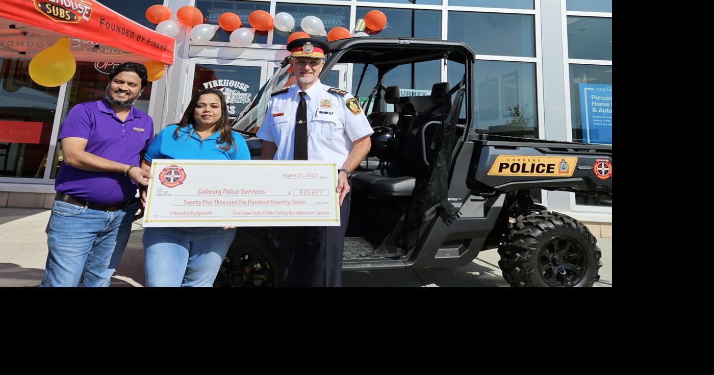 Firehouse Subs foundation helps with police UTV