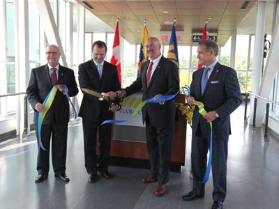 VIA Rail opens overhead walkway and new platform in Cobourg