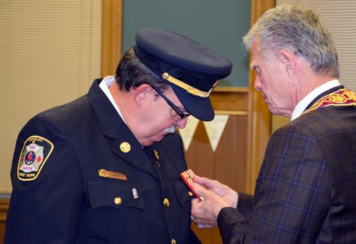 Longtime Port Hope firefighters recognized for years of service