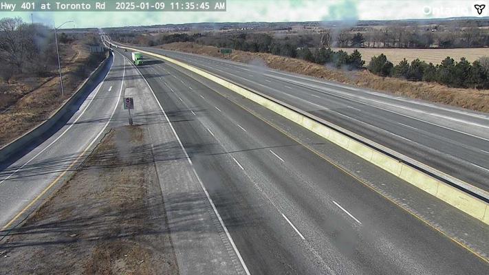 All westbound Highway 401 lanes in Port Hope closed