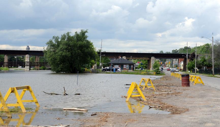 High water levels in Port Hope causing damage, forcing areas to be closed