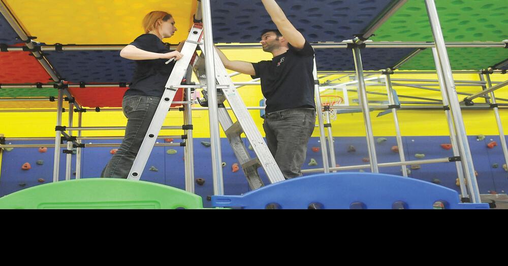 New children’s play structure being installed at Cobourg YMCA by ...