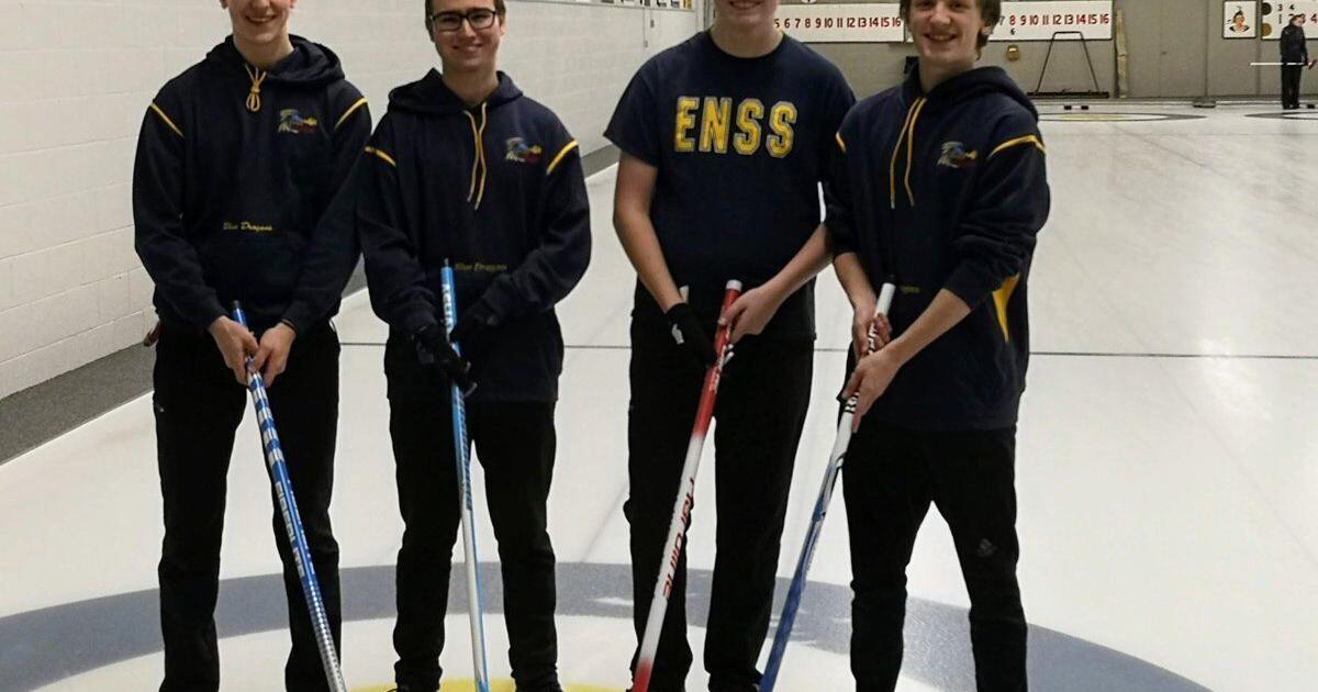 ENSS teams compete at regional junior curling qualifiers hosted in Brighton